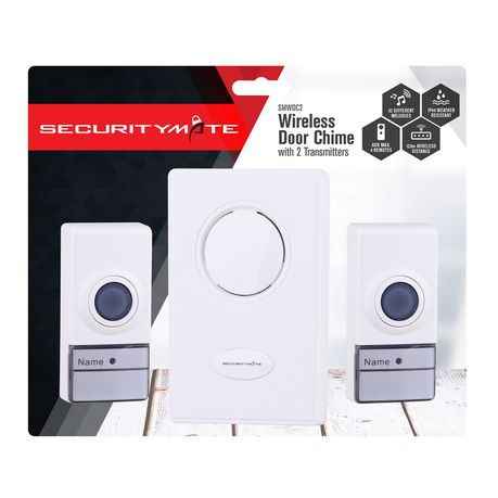 Securitymate Wireless Door Chime 120M With 2 x Transmitters – The Daily ...